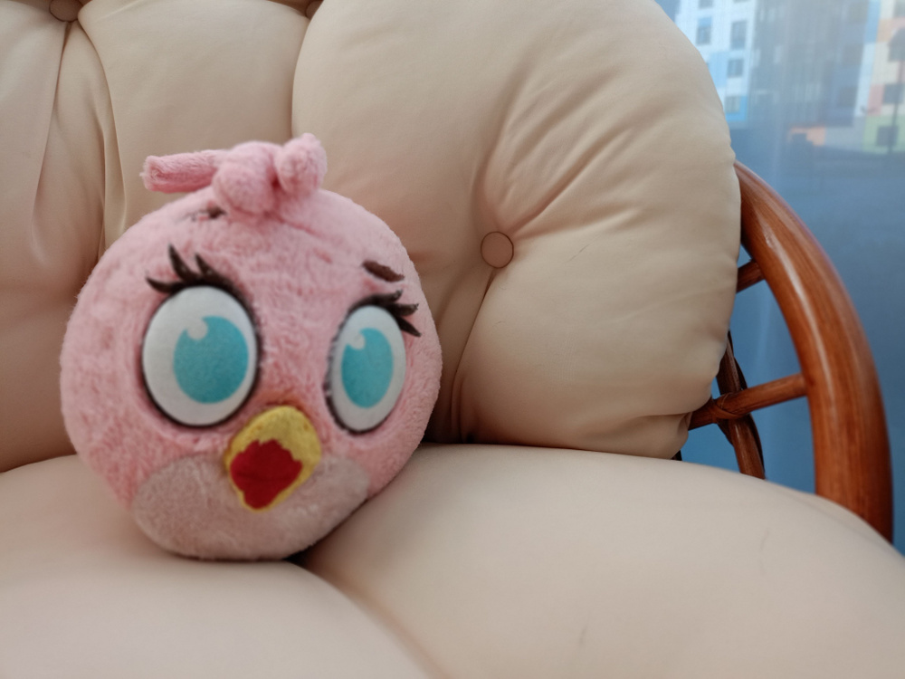 Мягкая игрушка Angry birds Стелла - купить с доставкой по выгодным ...