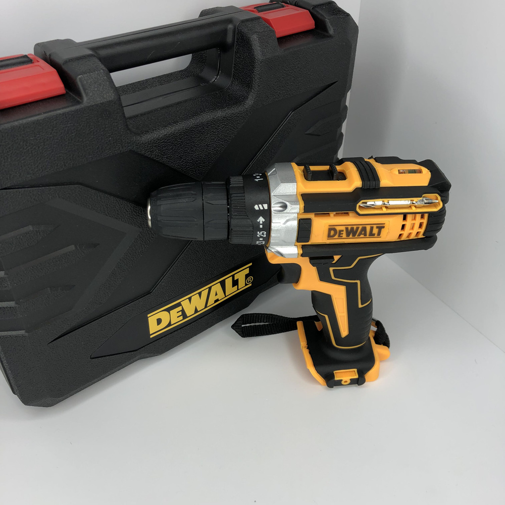 Аккумуляторный шуруповерт 14V / дрель шуруповерт деволт для дома, 2 АкБ ...