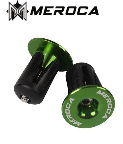 Заглушки (Баренды) для руля велосипеда MEROCA зеленая - купить с ...