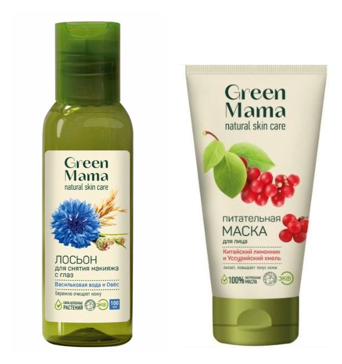 Green Mama Набор для ухода за кожей Natural skin care: Лосьон для ...