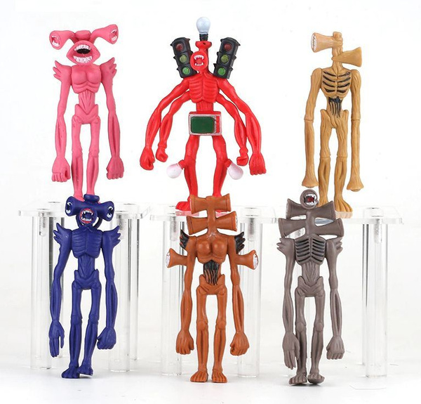 Набор фигурок Сиреноголовый / Siren Head 6шт (11см, пакет) купить на ...