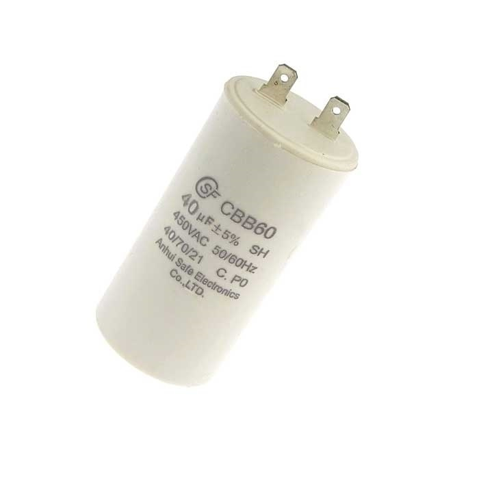 Пусковой конденсатор CBB60 40uF 450V / SAIFU - купить с доставкой по ...