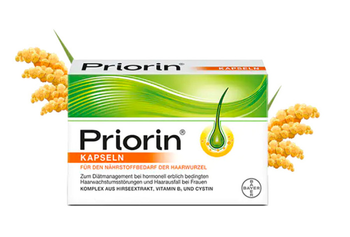 Bayer Priorin Doppelpack Приорин двойная упаковка Витамины для волос в ...