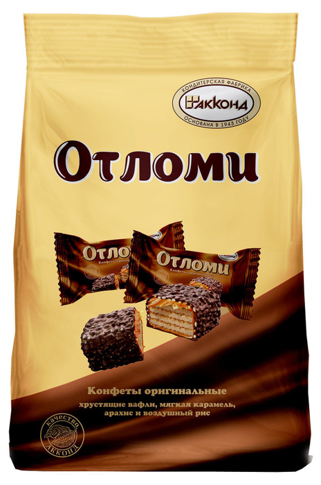 Конфеты АККОНД Отломи 360 г 4 шт купить с доставкой по выгодным ценам в интернет магазине