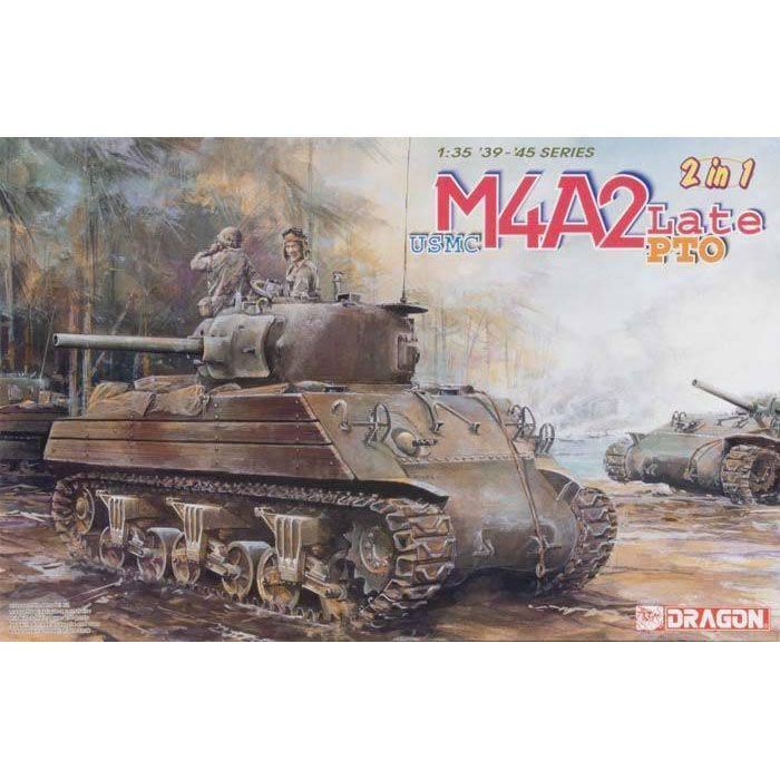 Сборная модель Dragon 1/35 Usmc M4A2 Late PTO 6462 - купить с доставкой ...