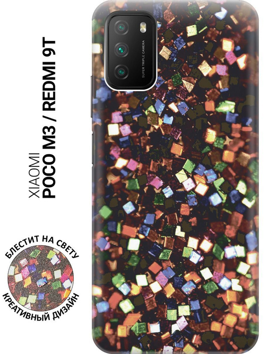Силиконовый чехол на Xiaomi Redmi 9t Poco M3 Сяоми Поко М3 Сяоми