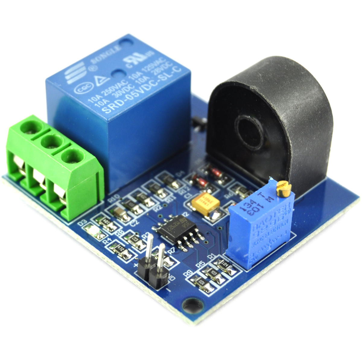 2 шт! Релейный модуль датчика защиты от перегрузки по току LC-5A с ...