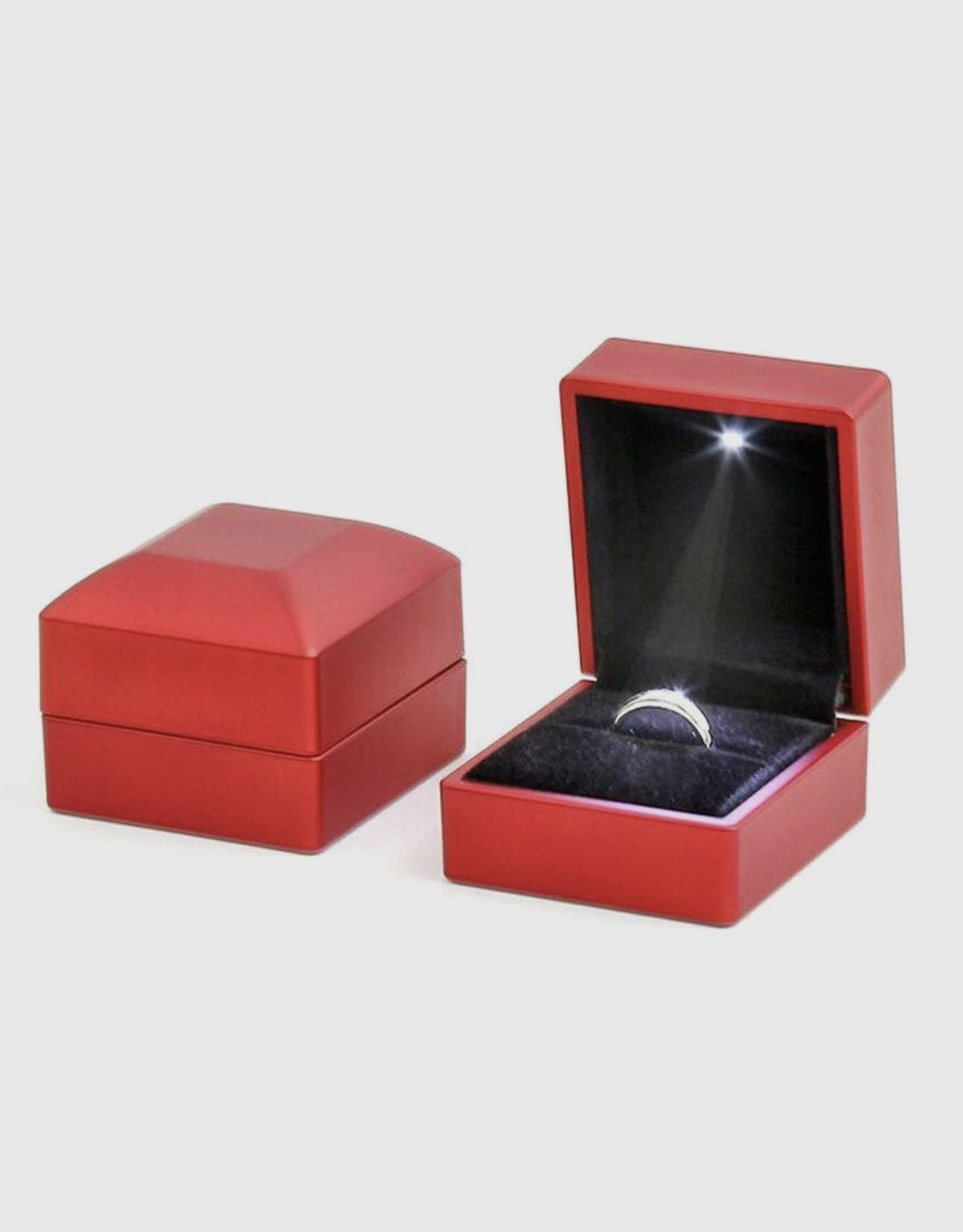 Подарочная коробка для кольца с LED подсветкой - купить по выгодной ...