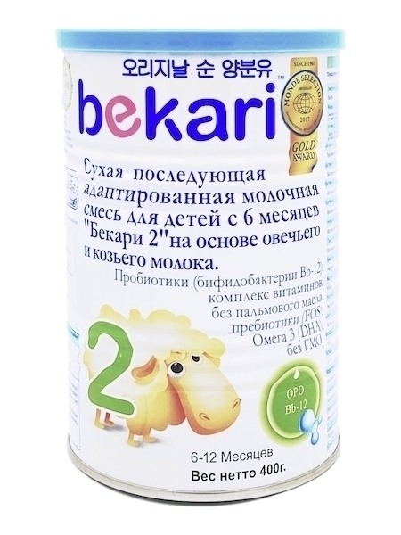 BEKARI Молочная смесь 2 (с 6 месяцев) 400г. 1шт. купить на OZON по ...