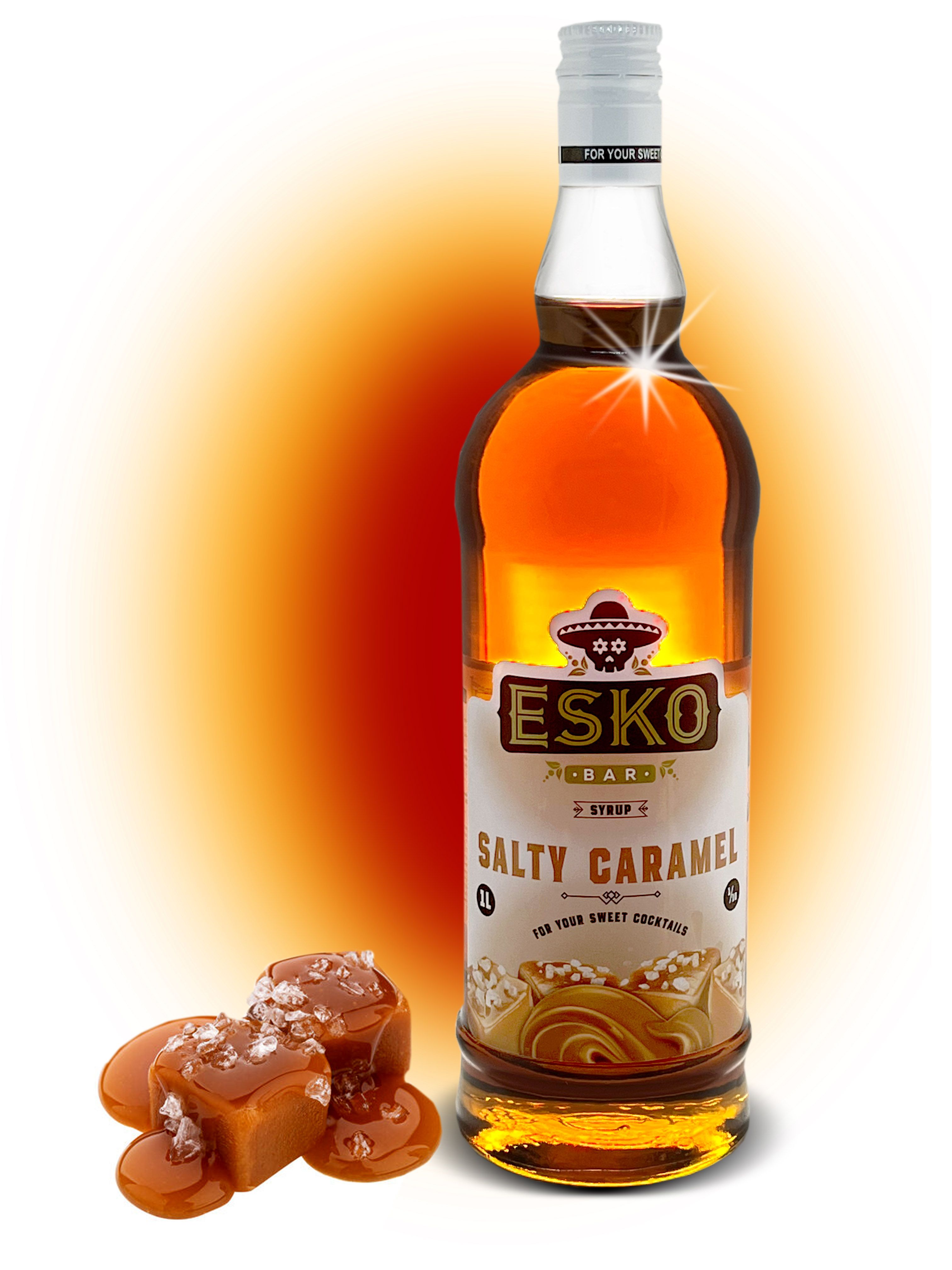 Сироп Esko Bar Salty Caramel (1L) - купить с доставкой по выгодным ценам в интернет-магазине ...