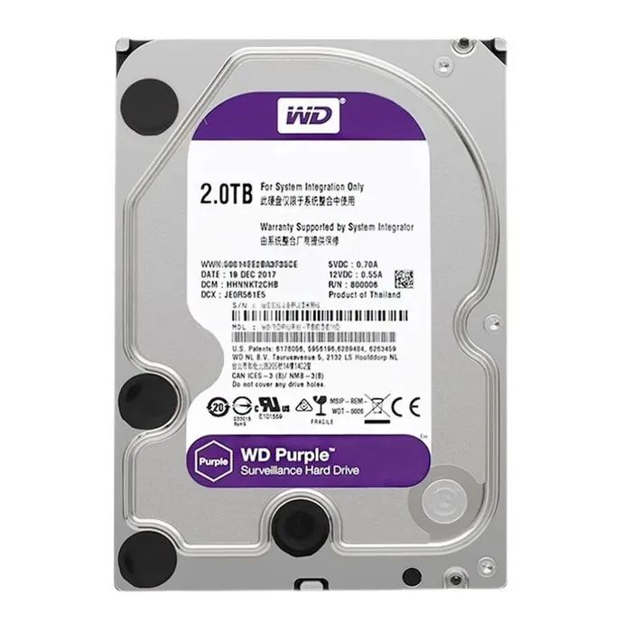 2 ТБ Внутренний SSD-диск Western Digital WD22EJRX (PURPLE) купить c ...