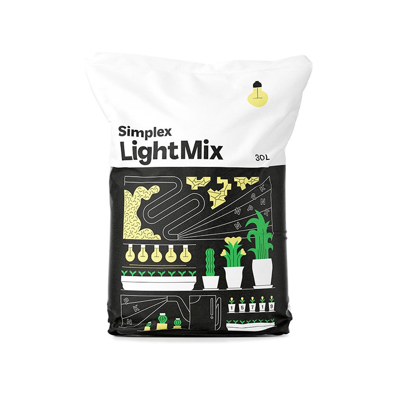 Почвенный субстрат Simplex LightMix 30 л купить c доставкой на OZON по ...
