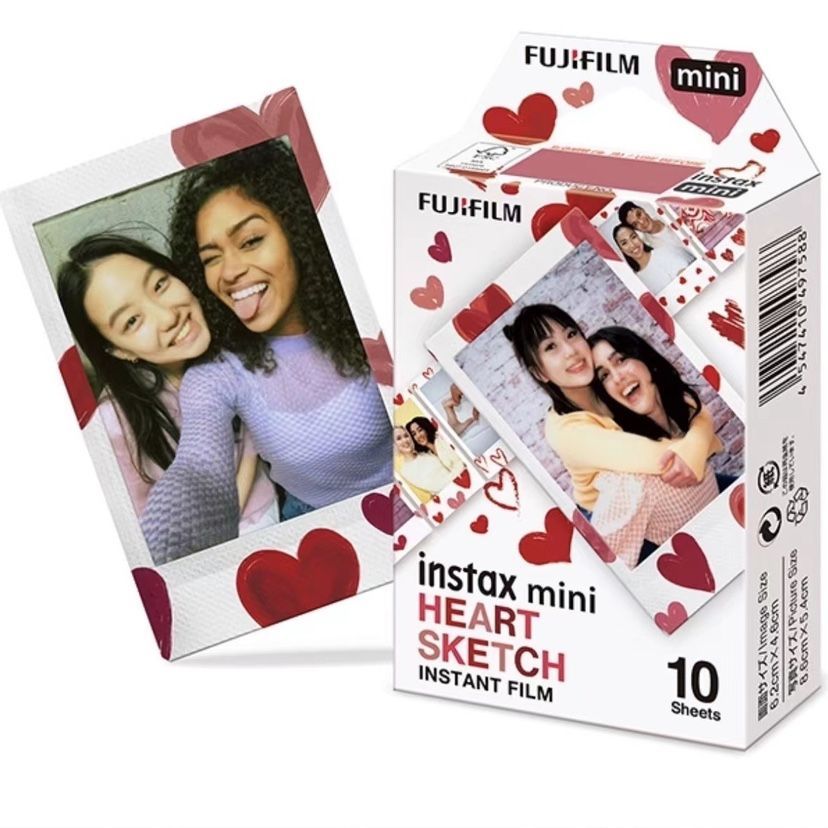 Картриджи Fujifilm Instax Mini HEART SKETCH, 10 снимков купить на OZON ...