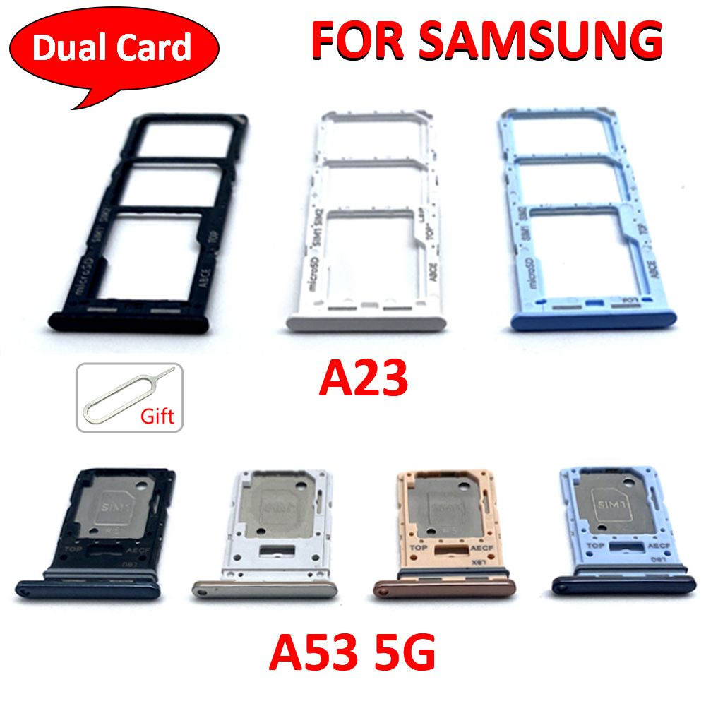 1 шт. Dual SIM-карта для Samsung Galaxy A23 A53 5G A73 Micro Nano SIM ...