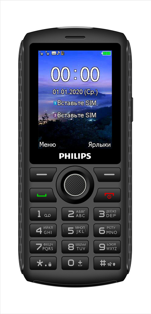 Мобильный телефон Philips E218 Xenium dark grey купить на OZON по низкой цене (205545759)