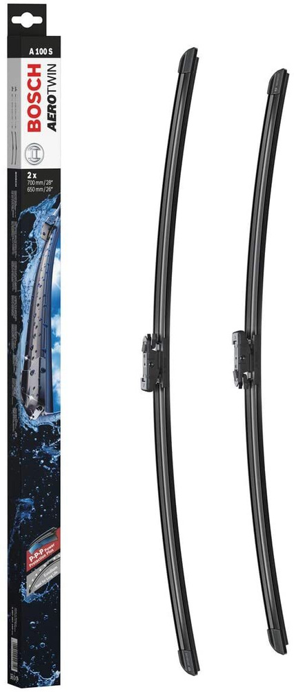 Комплект бескаркасных щеток стеклоочистителя Bosch 3397007100U ...