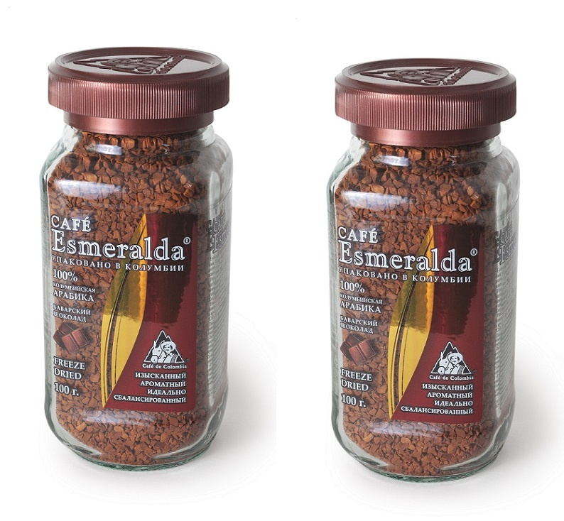 Cafe Esmeralda Кофе растворимый Сублимированный 200г. 2шт. - купить с ...