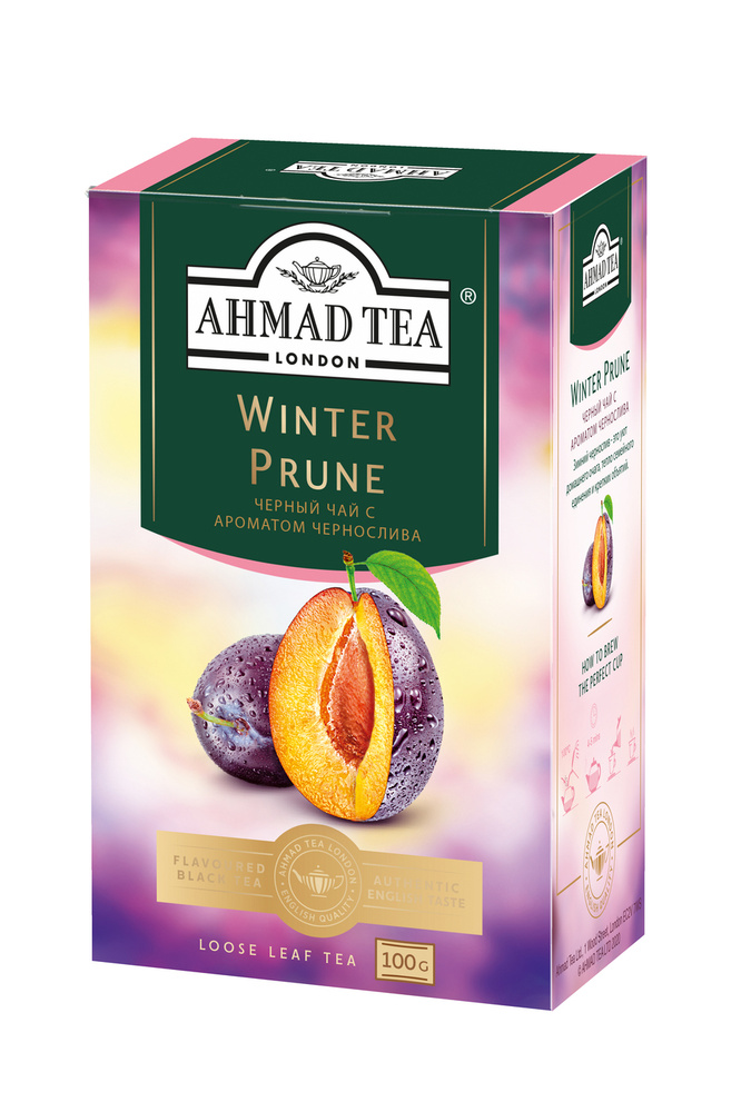Чай листовой чёрный Ahmad Tea Winter Prune, 100 г купить на OZON по ...