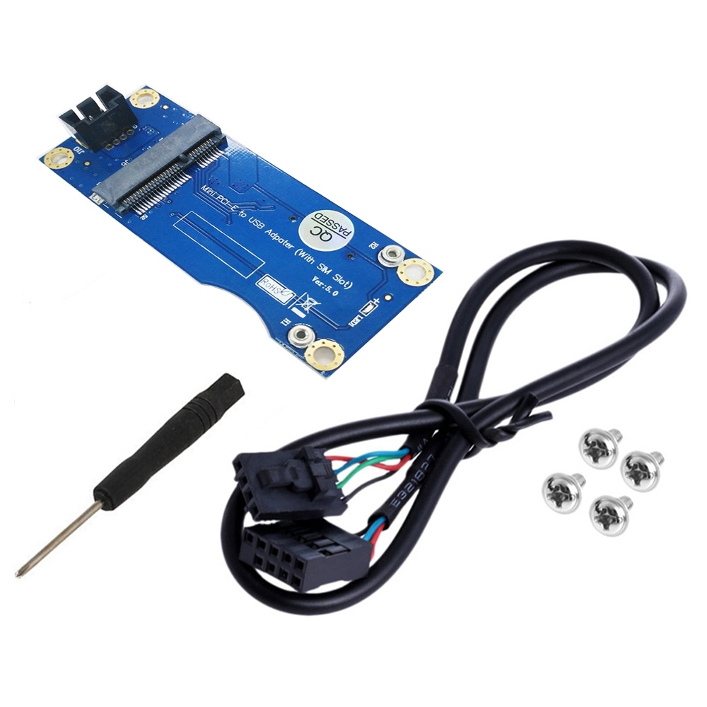 Адаптер Mini PCI-E-USB со слотом для SIM-карты для модуля WWAN/LTE ...
