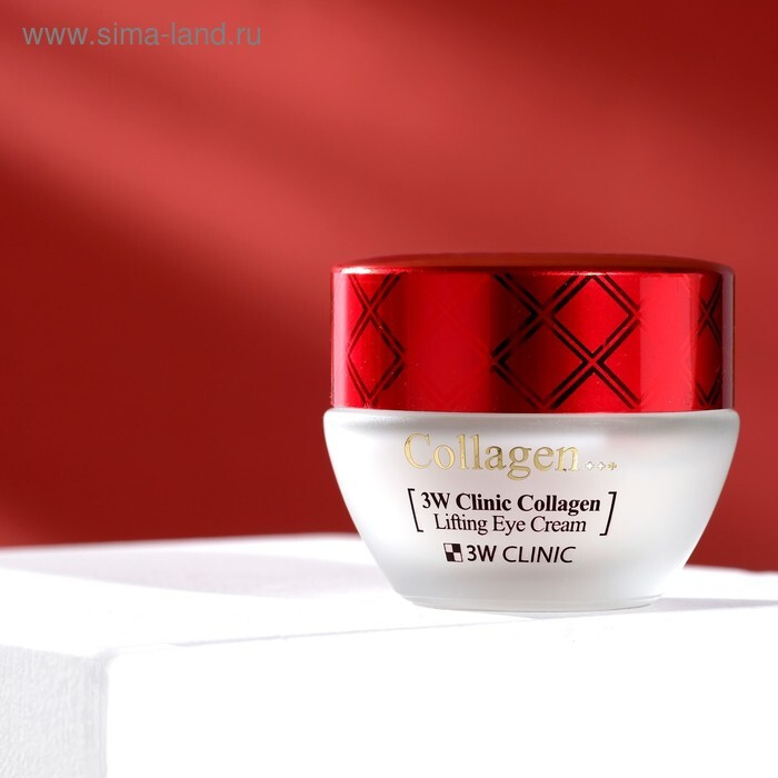 Лифтинг крем для век с коллагеном 3W CLINIC Collagen Lifting Eye Cream ...