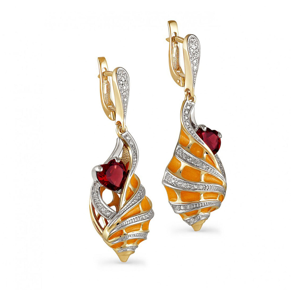 Kabarovsky Серьги ювелирные Золото красное 585 пробы - купить с ...