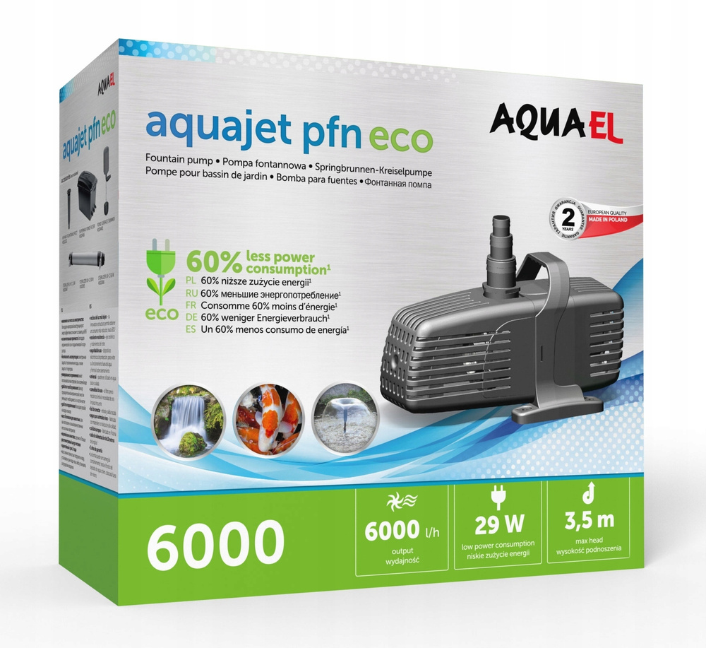 AQUAEL Насос фонтанный AQUAJET PFN ECO 6000 . - купить с доставкой по выгодным ценам в интернет ...