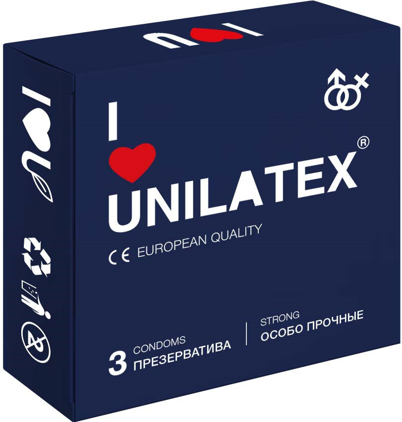 Презервативы Unilatex Extra Strong, 3 шт. - купить с доставкой по ...