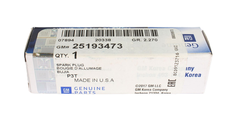 Свеча зажигания General Motors GENERAL MOTORS_25193473 - купить по ...