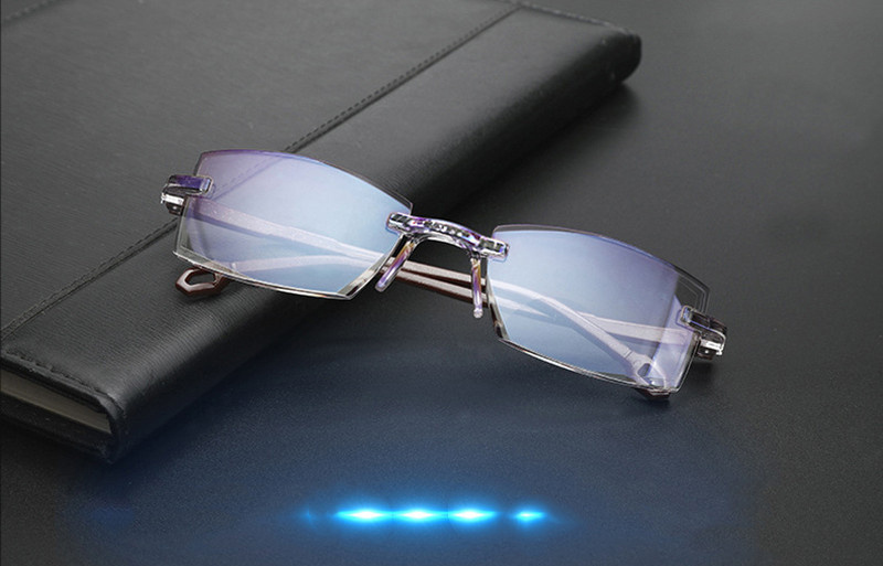 Бизнес-офисные очки для чтения с защитой от синего света Увеличительные ...