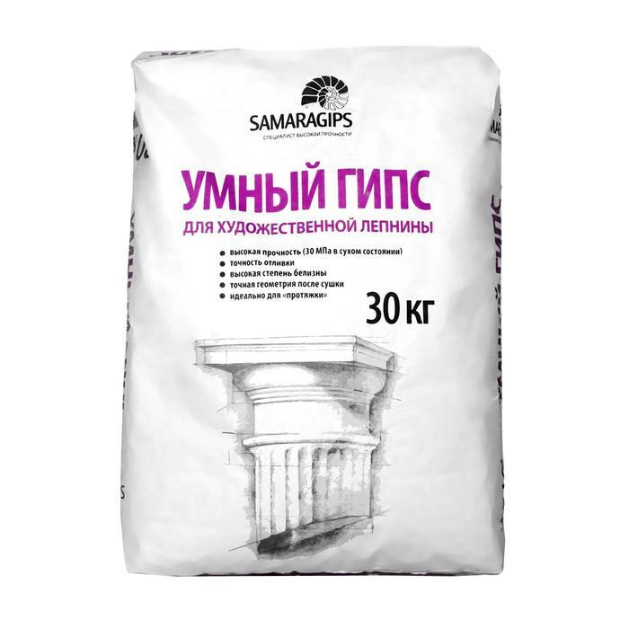 Умный гипс SAMARAGIPS, 30 кг, для художественной лепнины - купить с ...
