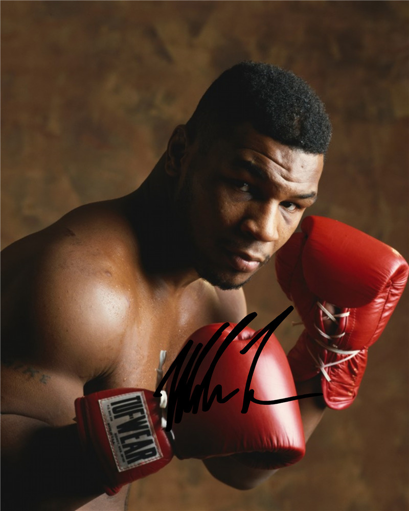 Автограф Майк Тайсон - Автограф Mike Tyson Iron Boxer - Фото с ...