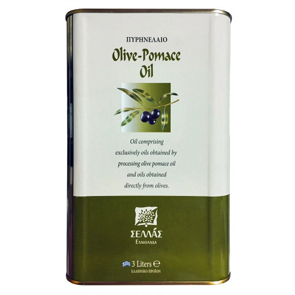 Оливковое масло 3л Sellas Pomace (Греция, Пелопоннес, рафинированное ...
