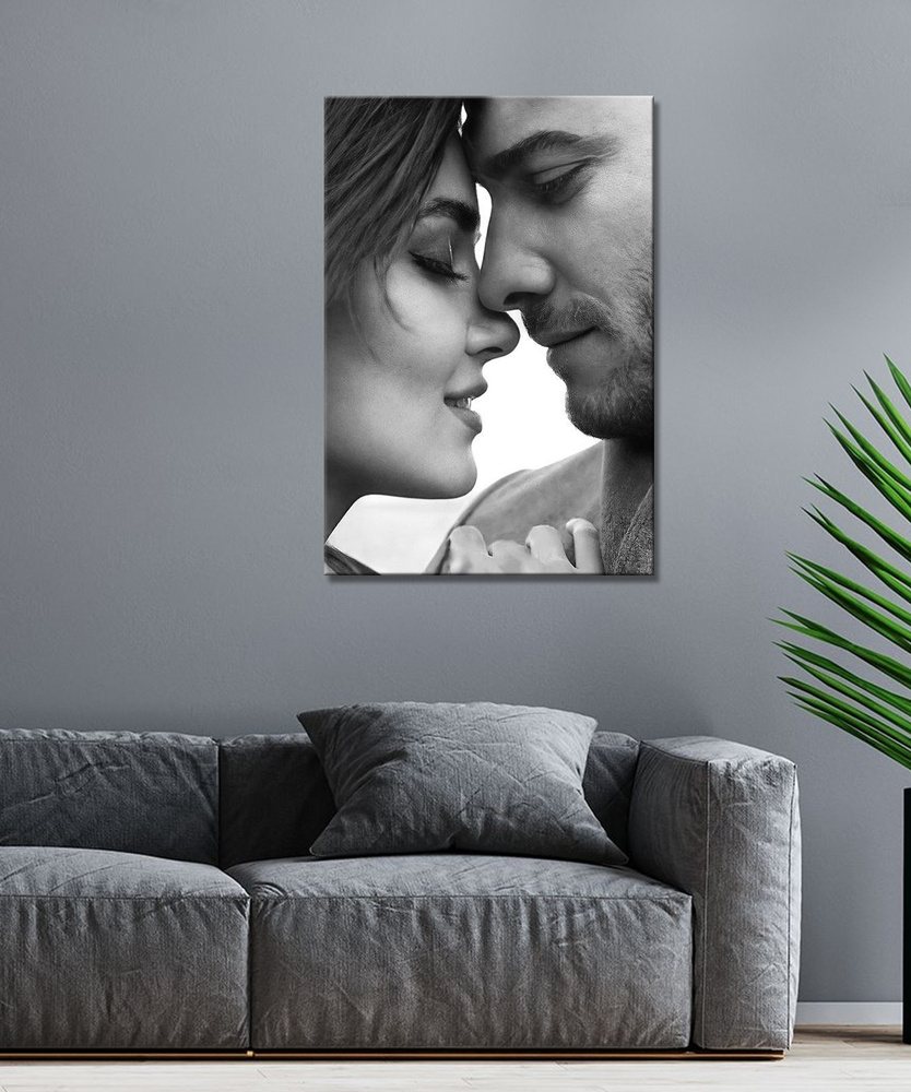 Картина на холсте для интерьера на стену - Серкан Болат и Эда ...