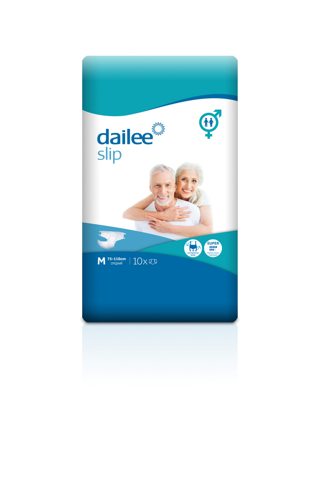 Dailee Slip - подгузники для взрослых, M, 10 шт. - купить с доставкой ...
