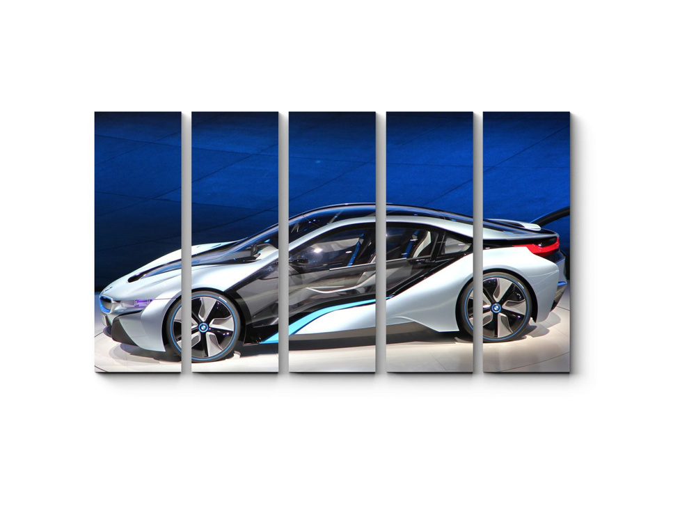 Модульная картина Электронный концепт-кар BMW i8 - купить по выгодной ...