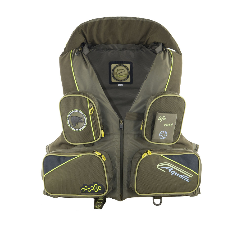 AQUATIC Жилет ЖС-01Х страховочный (с воротником, размер 48-50) цвет ...