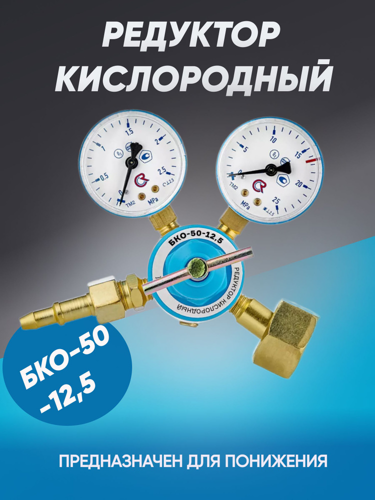 Редуктор кислородный БКО-50-12,5, ПТК - купить с доставкой по выгодным ...