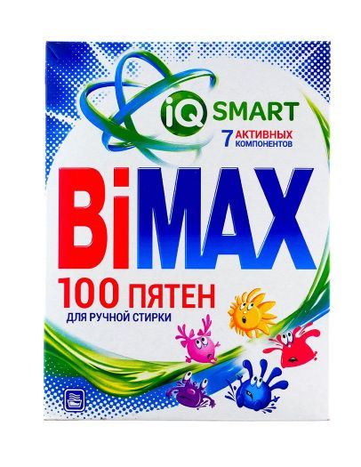 BiMAX Стиральный порошок 100 пятен, ручной, 400 г - купить с доставкой по выгодным ценам в ...