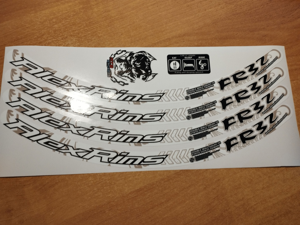 Alexrims fr32 белые глянцевые 26 наклейки для велосипеда на обода, MTB Stickers - купить с ...