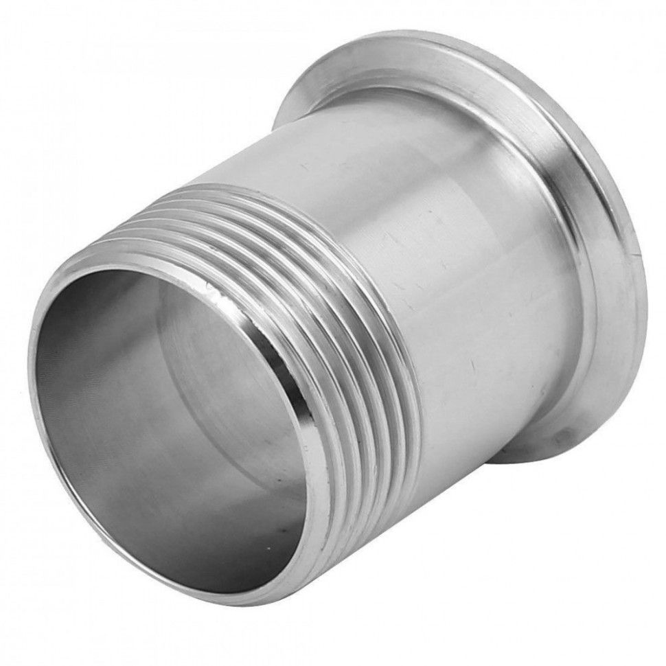 Переходник кламп 2 дюйма - резьба DN32 (1 1/4), папа - купить с ...