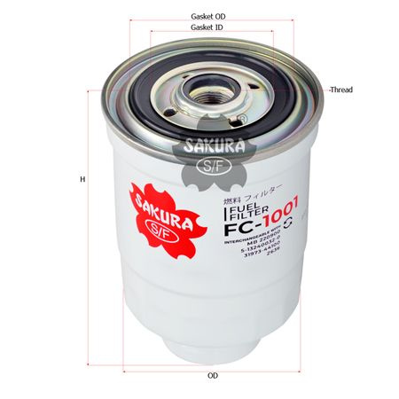 Фильтр топливный Sakura фильтр - купить по выгодным ценам в интернет ...