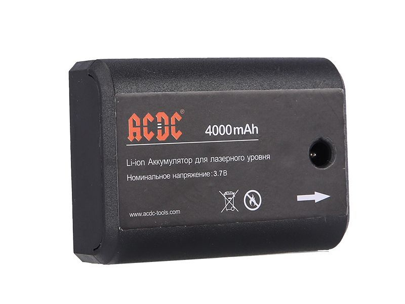 Аккумулятор для лазерного уровня 3.7V, 4Ah, Li-ion ACDC X0015 - купить ...