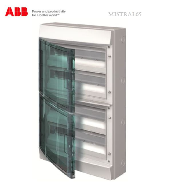 Бокс настенный ABB влагозащищенный Mistral IP 65 на 72 мод. (4x18 ...
