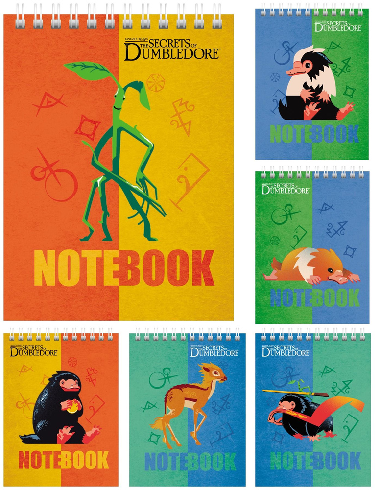 Набор блокнотов Hatber 40 листов, формата А6, в клетку, 65 г/кв. м, на гребне, ультрафиолетовый ...