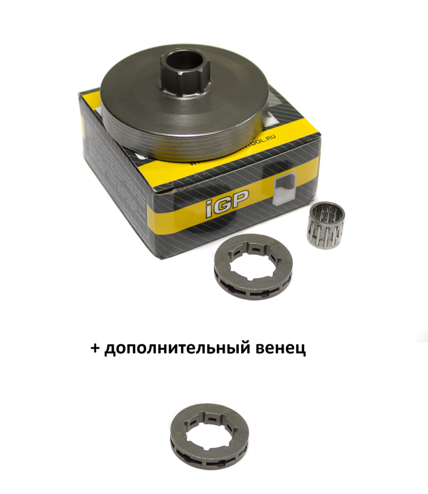 Звездочка ведущая + ДОП.ВЕНЕЦ для китайских бензопил 45-58сс / IGP 1000025 купить на OZON по ...