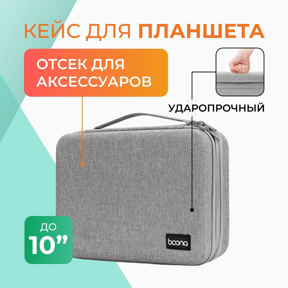 Кейс F29 для проводов, планшета до 10" и Power Bank - купить с ...