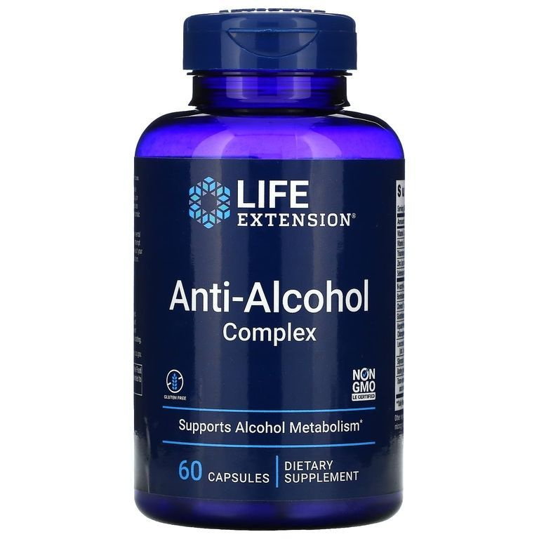 Life Extension Anti-Alcohol Complex, 60 капсул купить на OZON по низкой ...