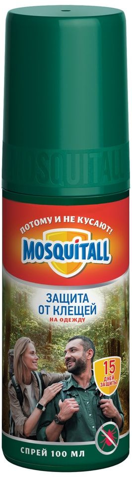 Спрей Mosquitall Защита от клещей 100мл х2 - купить с доставкой по ...