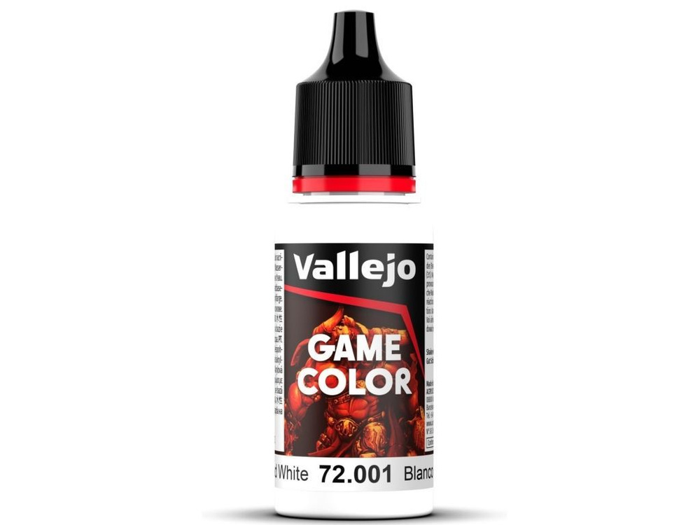 Краска Vallejo 72001 Game Color Dead White (мертвенный белый) купить на ...