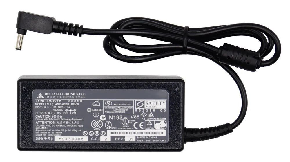 Блок питания для ноутбука Asus 19V, 3.42A, 65W, штекер 4.0х1.35 ...